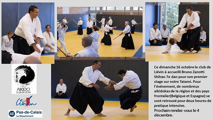 Liévin : Bruno Zanotti Shihan de retour ! – AÏKIDO